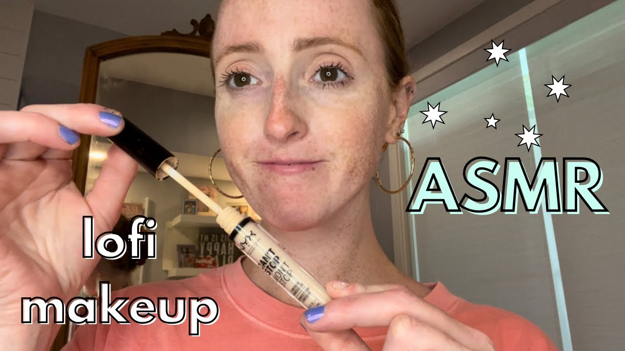 Doing your ASMR makeup | no talking, mouth sounds - YouTube