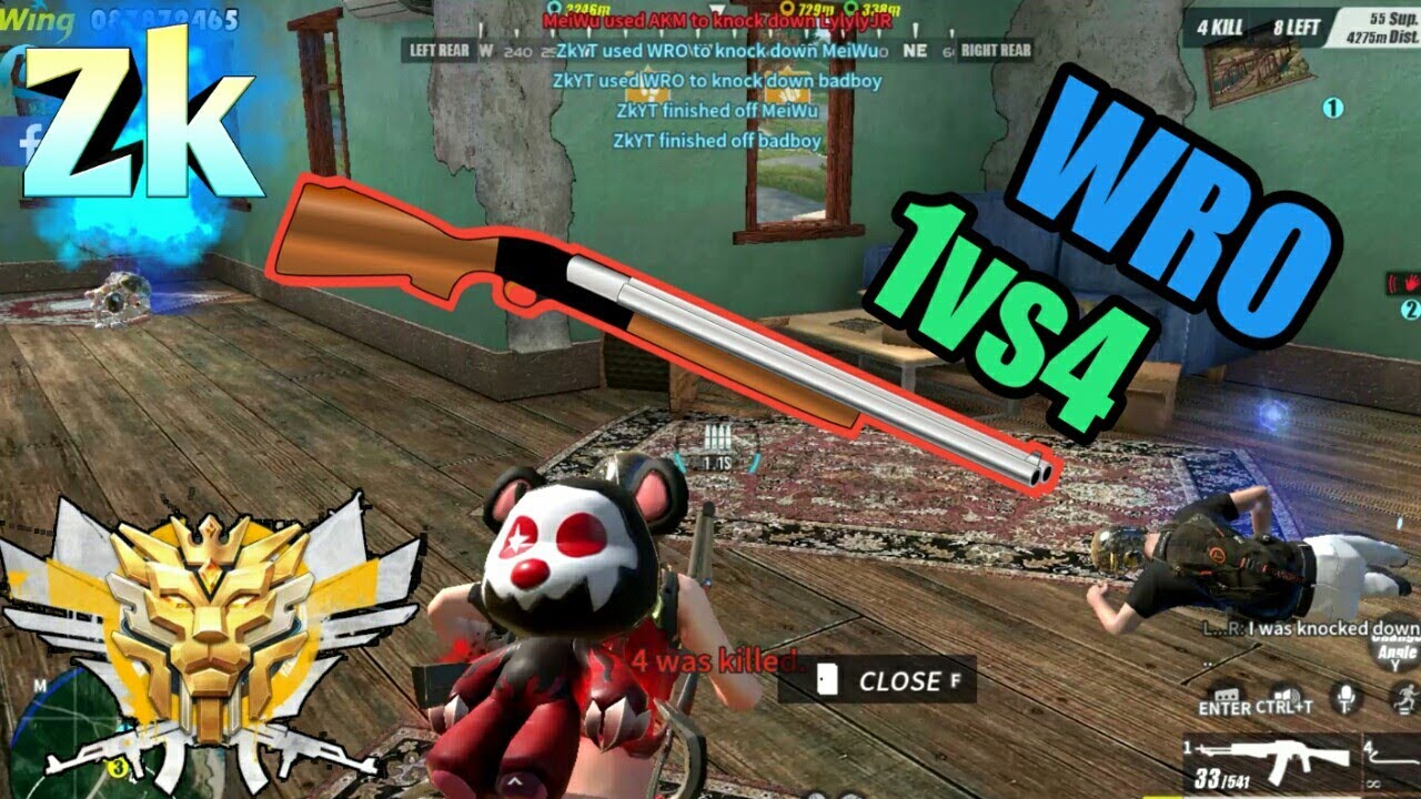 WRO Is The Best Shoot Gun Ever / Rules Of Survival Battle Royal #22 ...