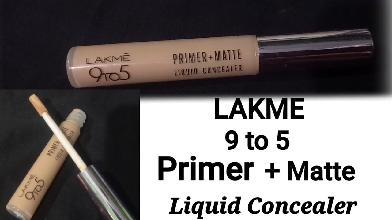 LAKME 9to5 PRIMER+ MATTE Liquid Concealer. - YouTube