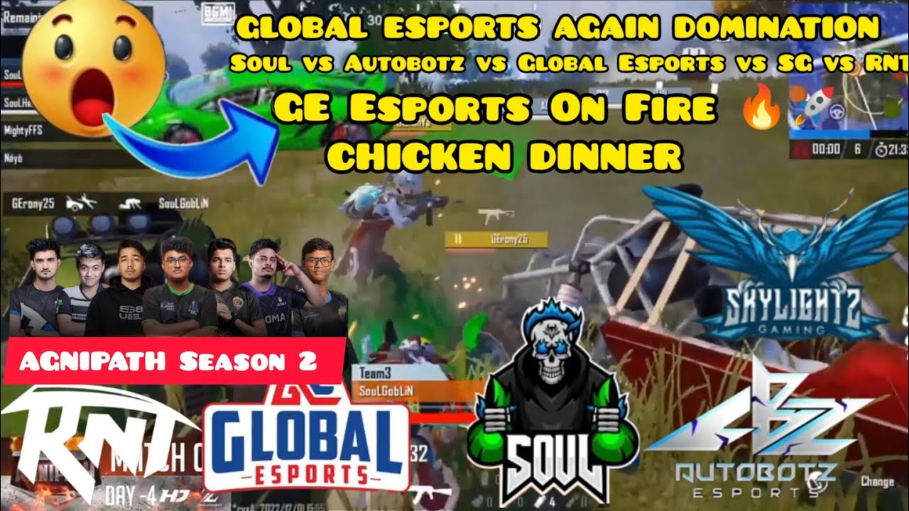 Global Esports Again Domination Team Soul 😲 | Soul vs Autobotz vs SG vs ...