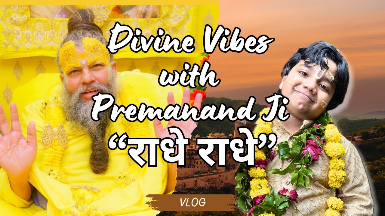 Mivaan’s Divine Day at Premanand Ji Darshan 🙏 | Cute Bhakt Vlog ...