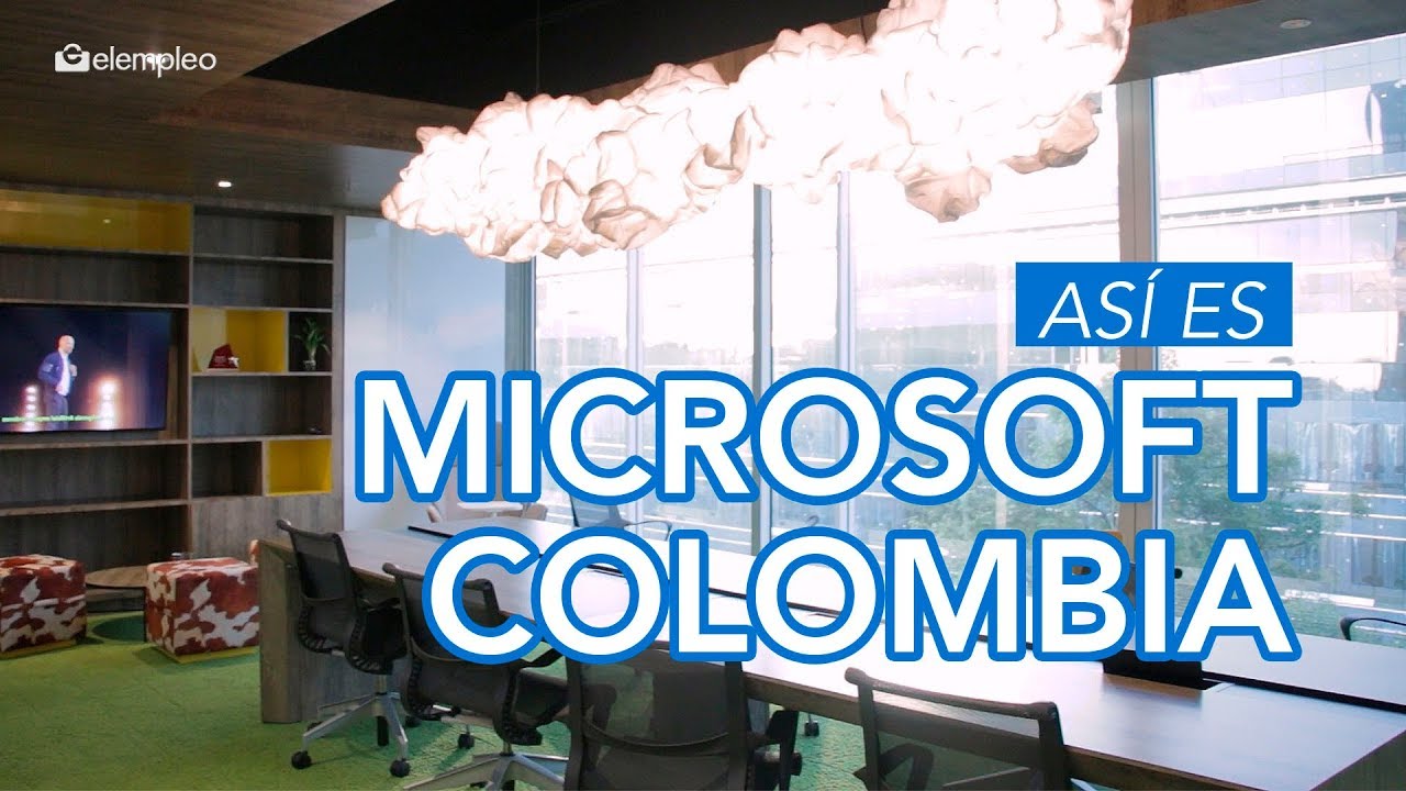 Un tour por las oficinas de Microsoft en Colombia - YouTube