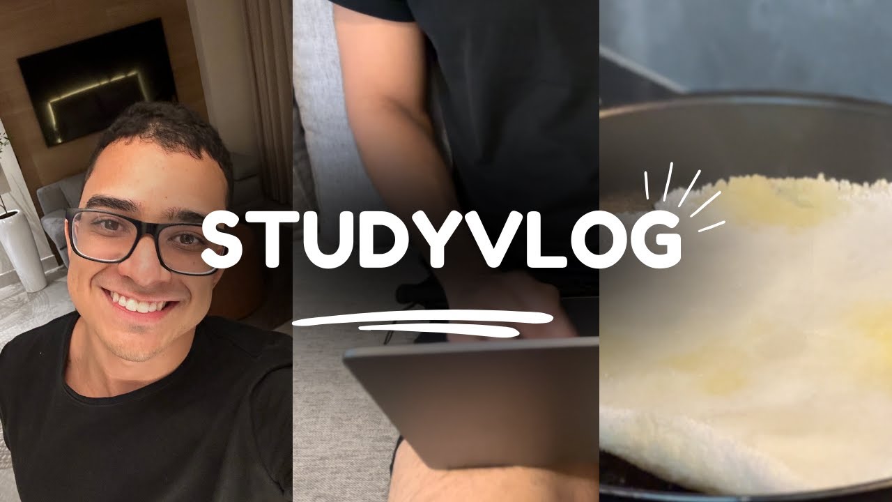 STUDY VLOG: Indo na livraria, studygram, estudando com calma e comendo tapioca com ovos mexidos ...