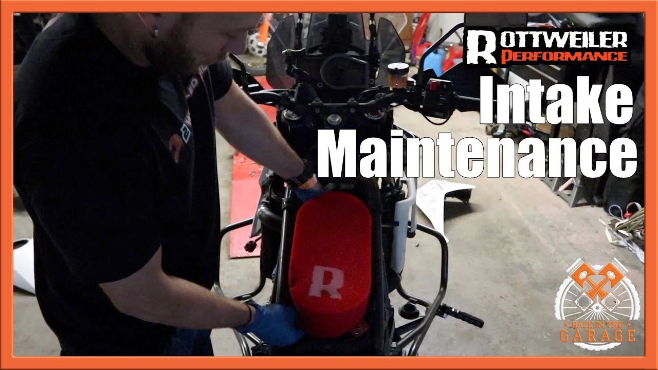 Cleaning my KTM's Rottweiler Intake after 10,000 miles | Back in the ...