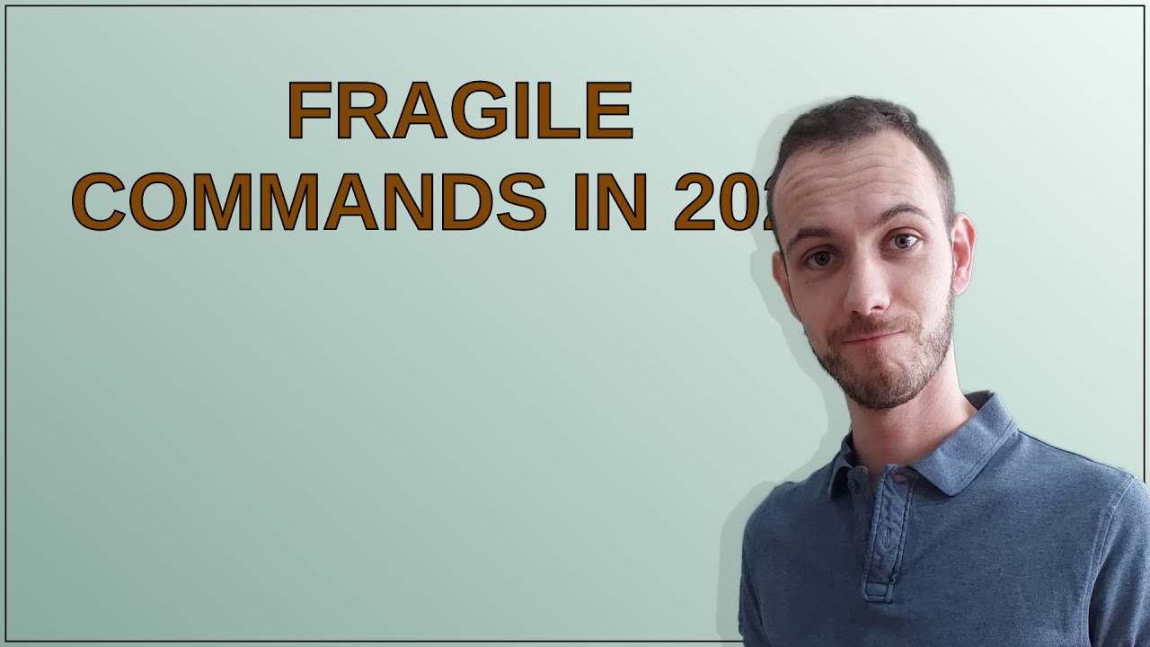 Tex Fragile Commands In 2021 Youtube 7431