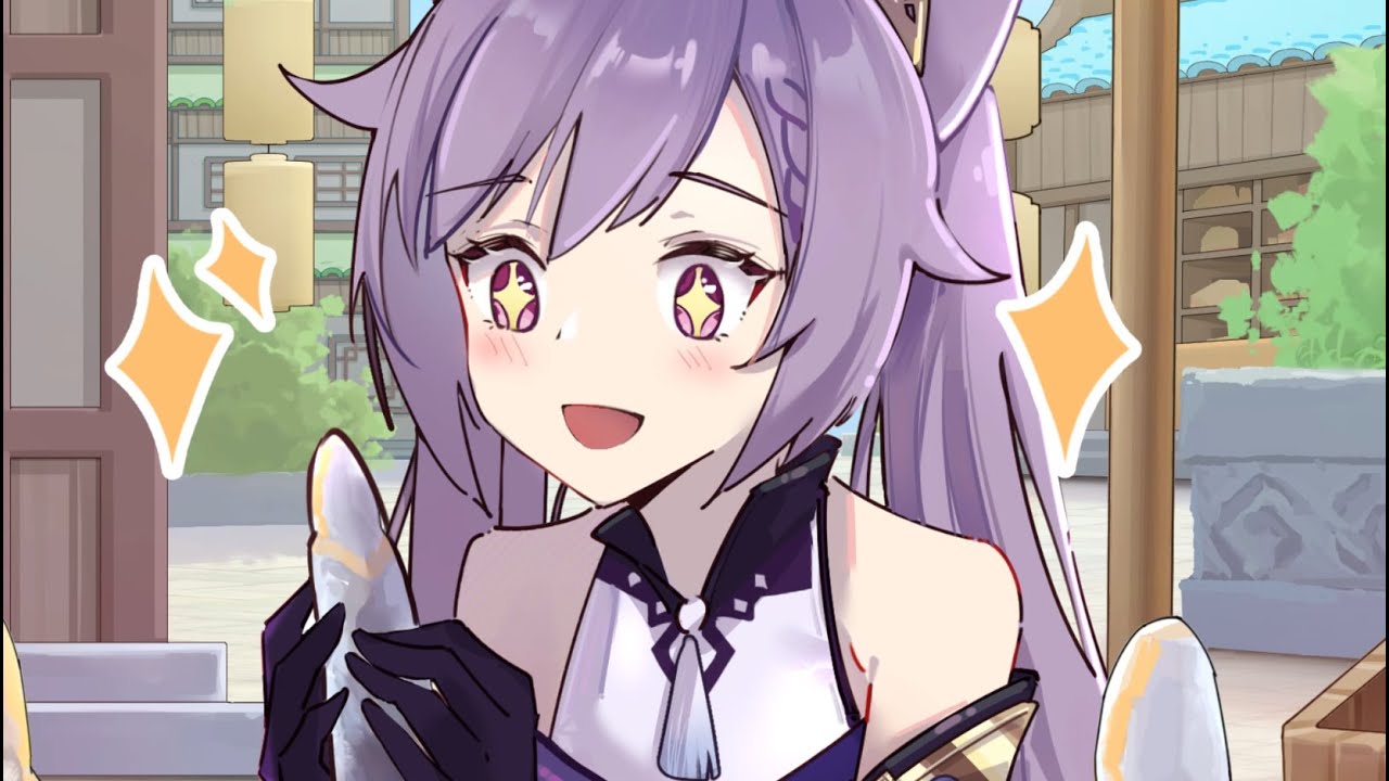 《Genshin Impact/原神》KeQing sketch animation 丨刻晴 手書 「认真打工的一天」 - YouTube