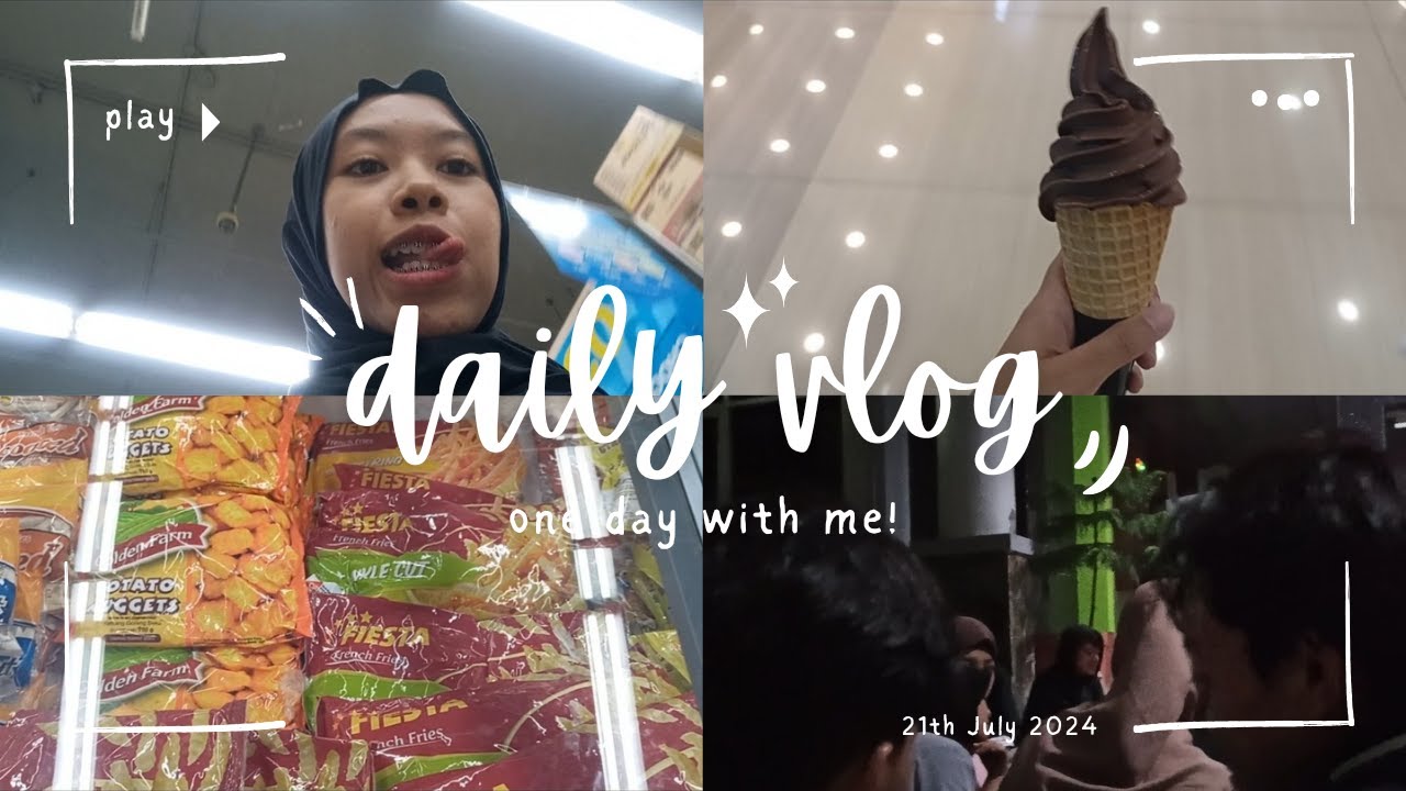 daily vlog | go to matos (malang town square) and organizational ...