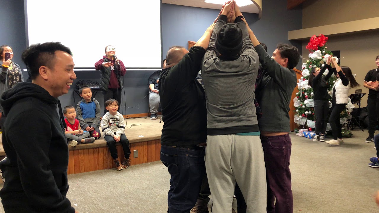 Men’s play game at church - YouTube