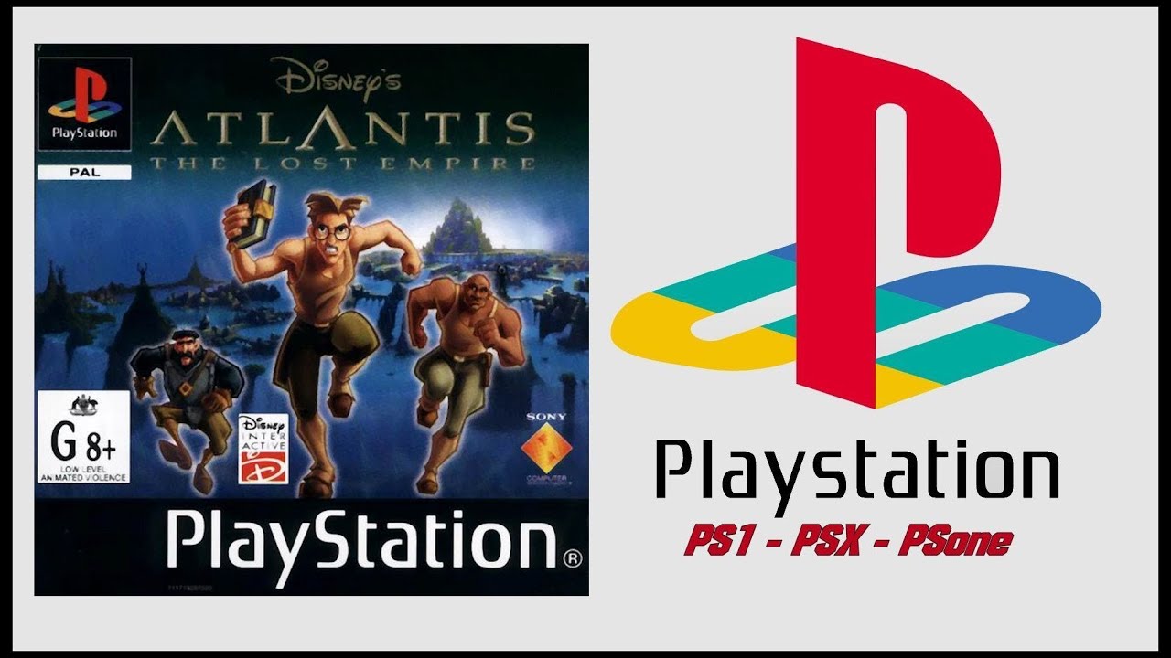 Disneys Atlantis - The Lost Empire (PS1)(2002) Intro + Gameplay (HD ...