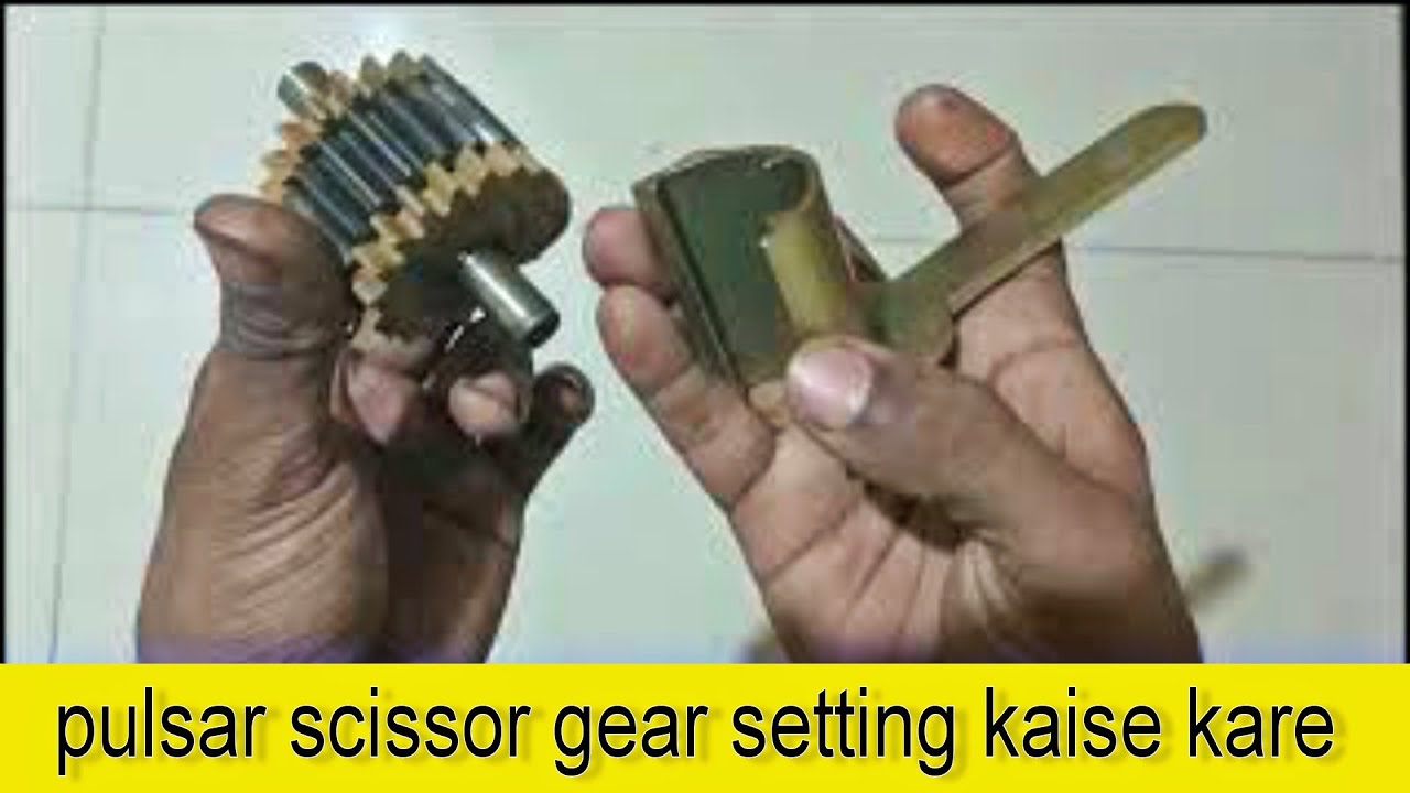 pulsar scissor gear setting || pulsar scissor gear setting kaise kare ...