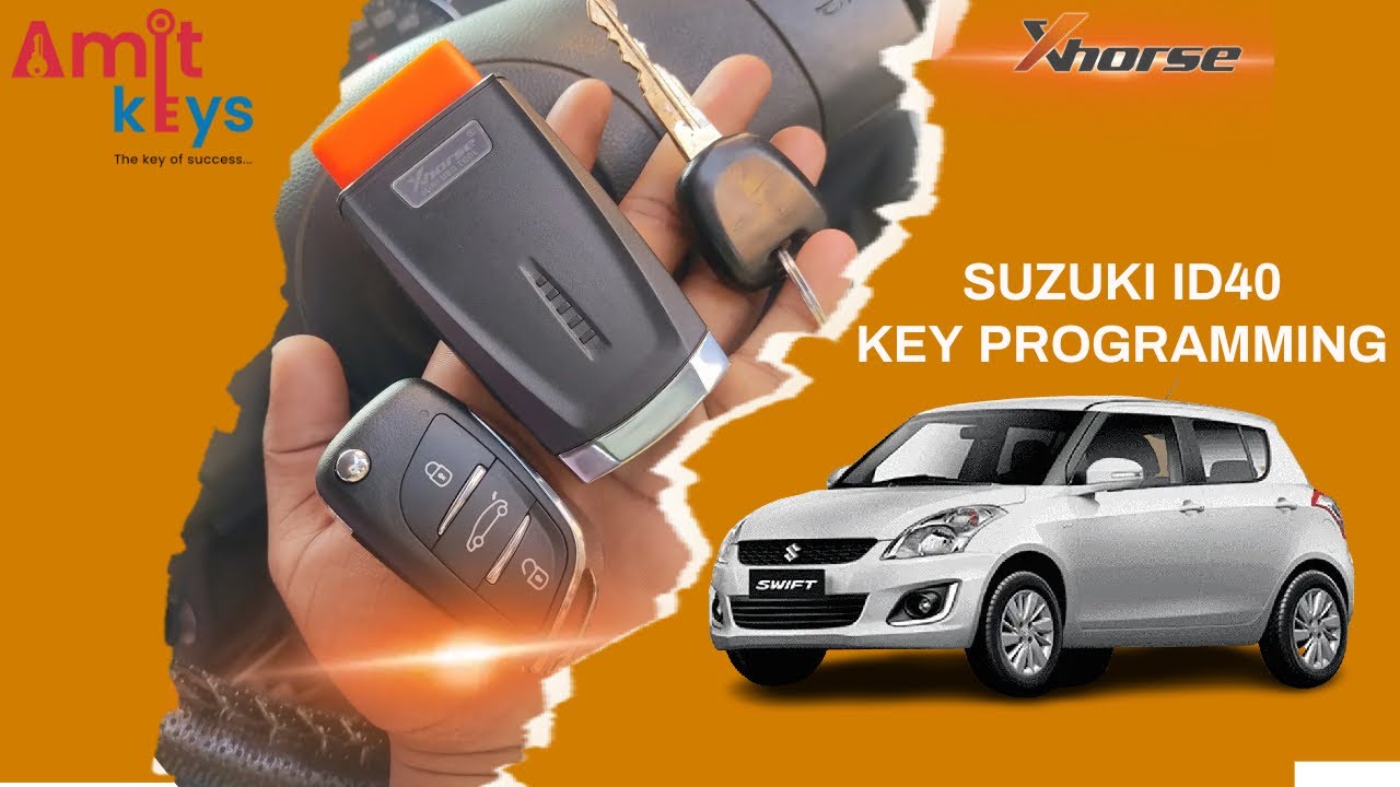 HOW TO SUZUKI ID40 KEY PROGRAMMIN | AMIT KEYS | MINI OBD | XHORSE ...