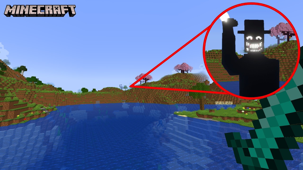 I Found The Man From The Shadow in Minecraft (New Horror Mod) - YouTube