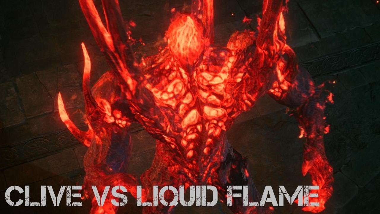Final Fantasy 16 | Liquid flame Boss Fight (PS5 4k) - YouTube