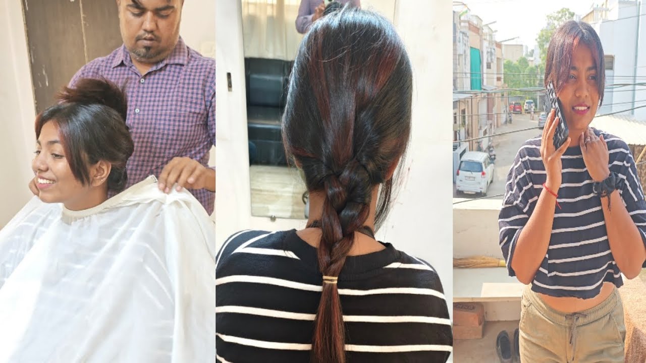 Her Boyfriend Forced her to Go for Short Haircut ( Indian Haircut story ...