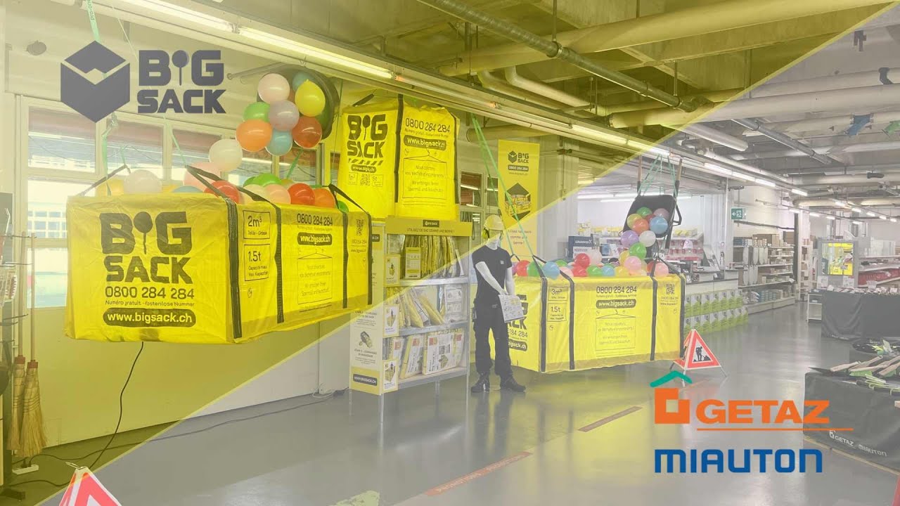 Big Sack - Nouveau partenariat de distribution avec Gétaz-Miauton - YouTube