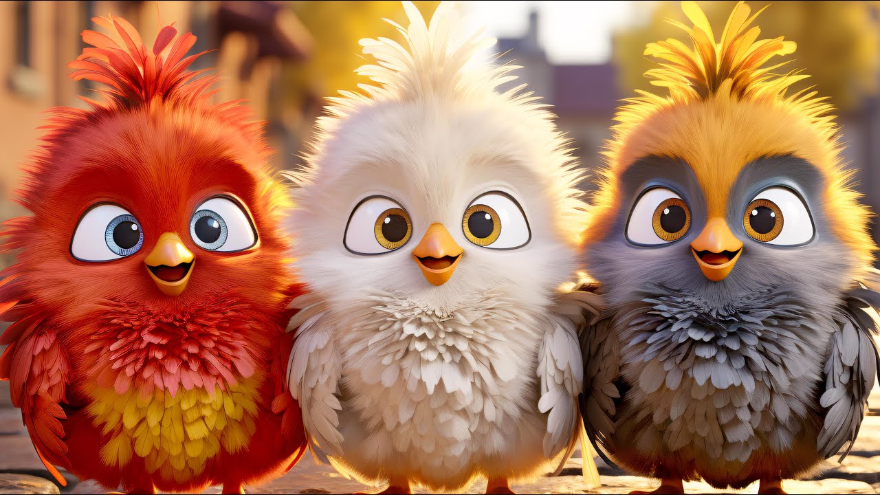 Three Little Angry Birds ! | Baby songs - Nursery Rhymes & Kids Songs ...