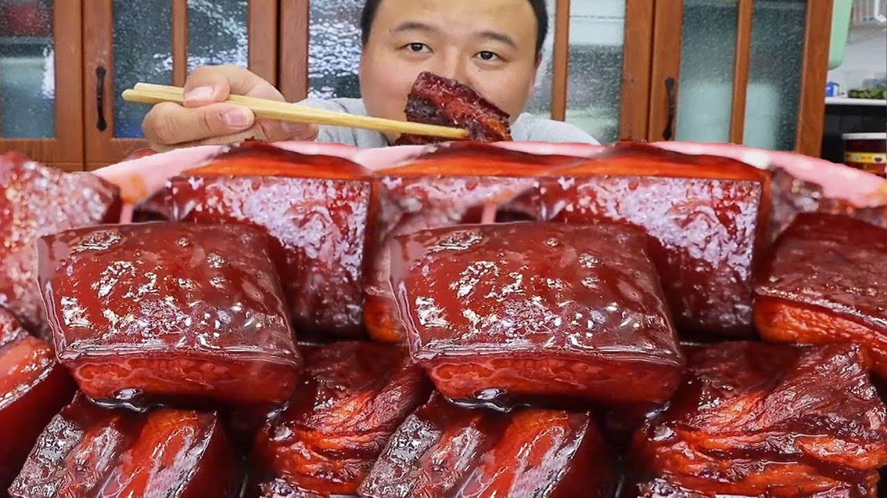 15 Pounds Of Pork Belly, An Innovative Version Of ”Braised Pork”, Fat ...