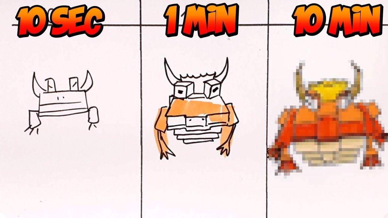 Drawing the Frog Boss from 99 Nights in the Forest – 10s, 1min & 10min ...
