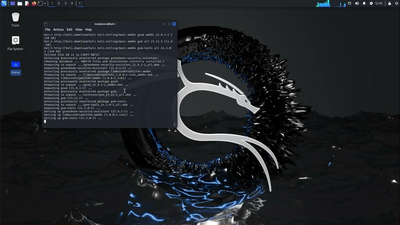 How to install OpenVAS (GVM) on Kali Linux - Step-by-Step Guide 2025 - YouTube