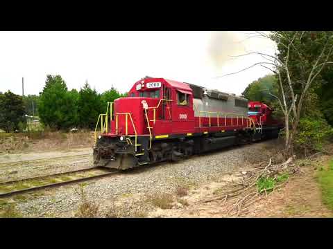 Georgia Northeastern Railroad - Rock Train - YouTube