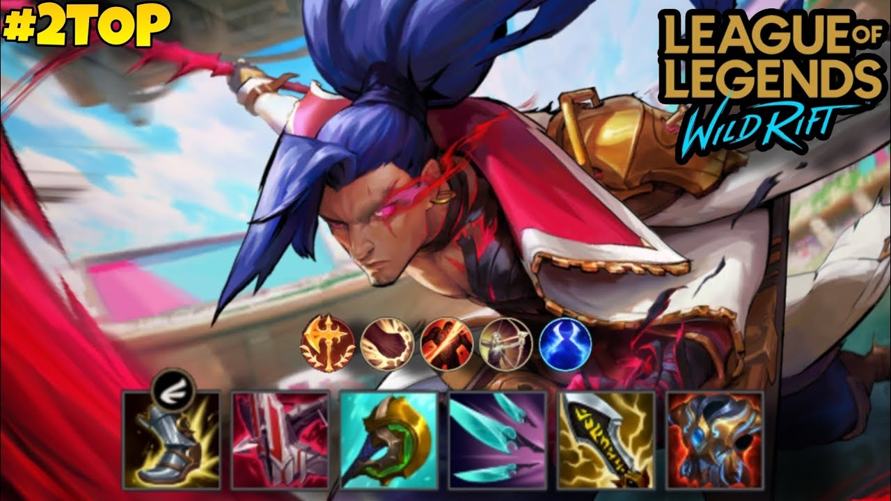 TOP BUILD and RUNES YASUO - WILD RIFT MONTAGE #2 - YouTube