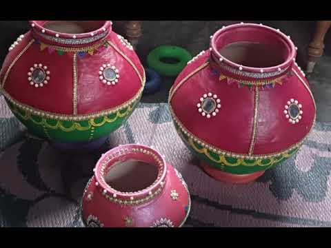 wedding pot designs simple &easy - YouTube