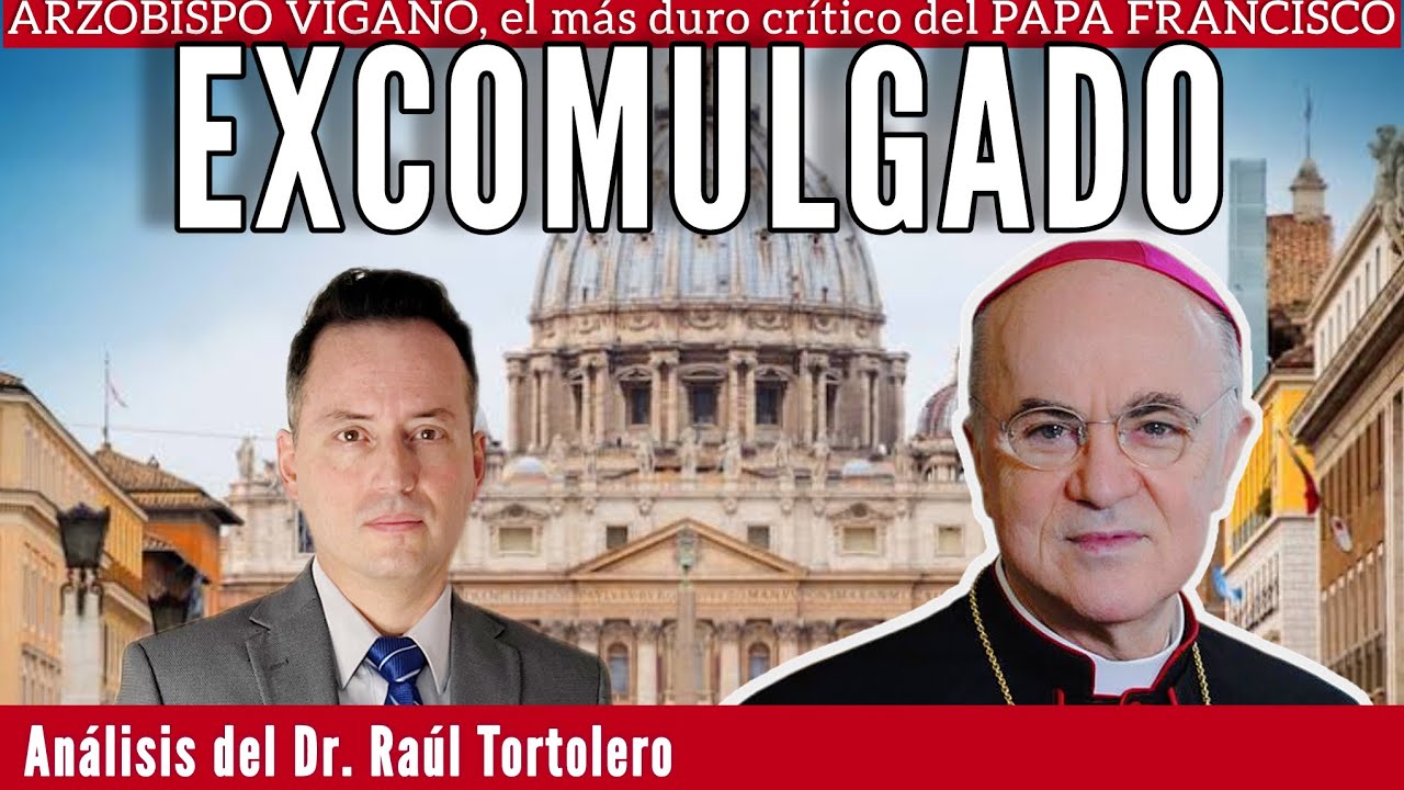 🔺EXCOMULGADO: Arzobispo VIGANO, el MÁS DURO CRÍTICO del PAPA FRANCISCO ...