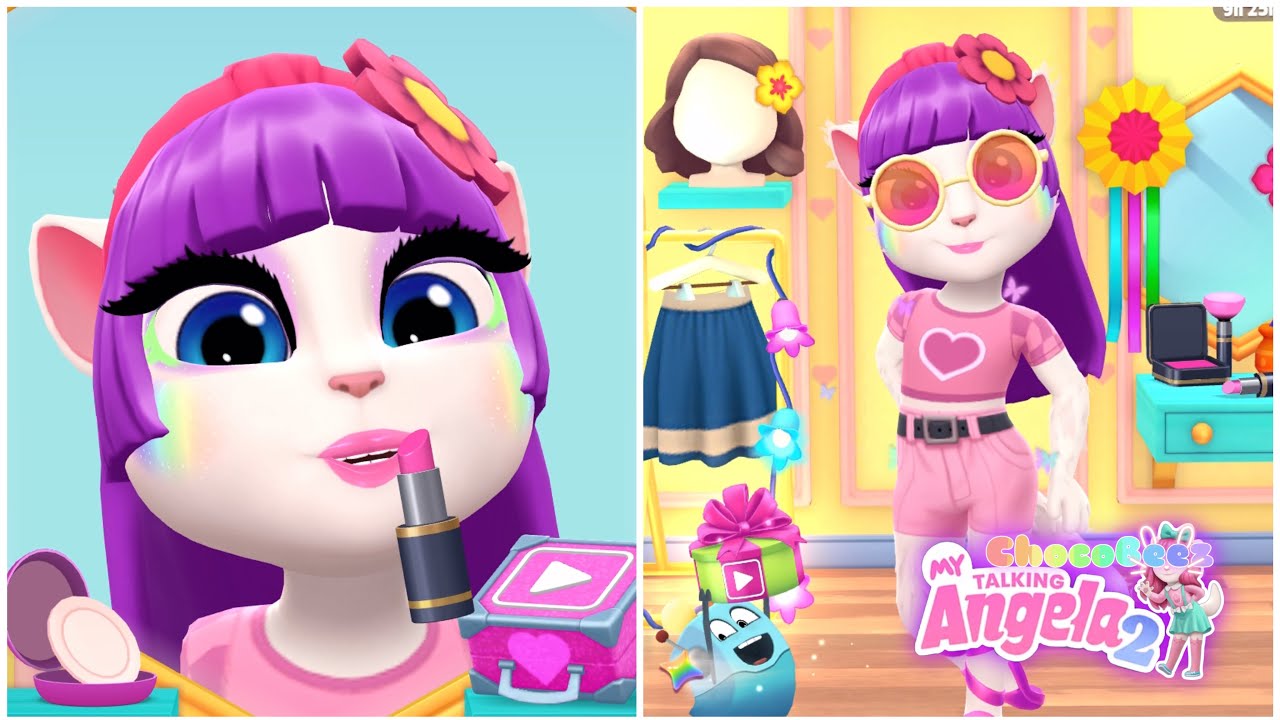 Level 450 - Super FANCY Angela | My Talking Angela 2 - YouTube
