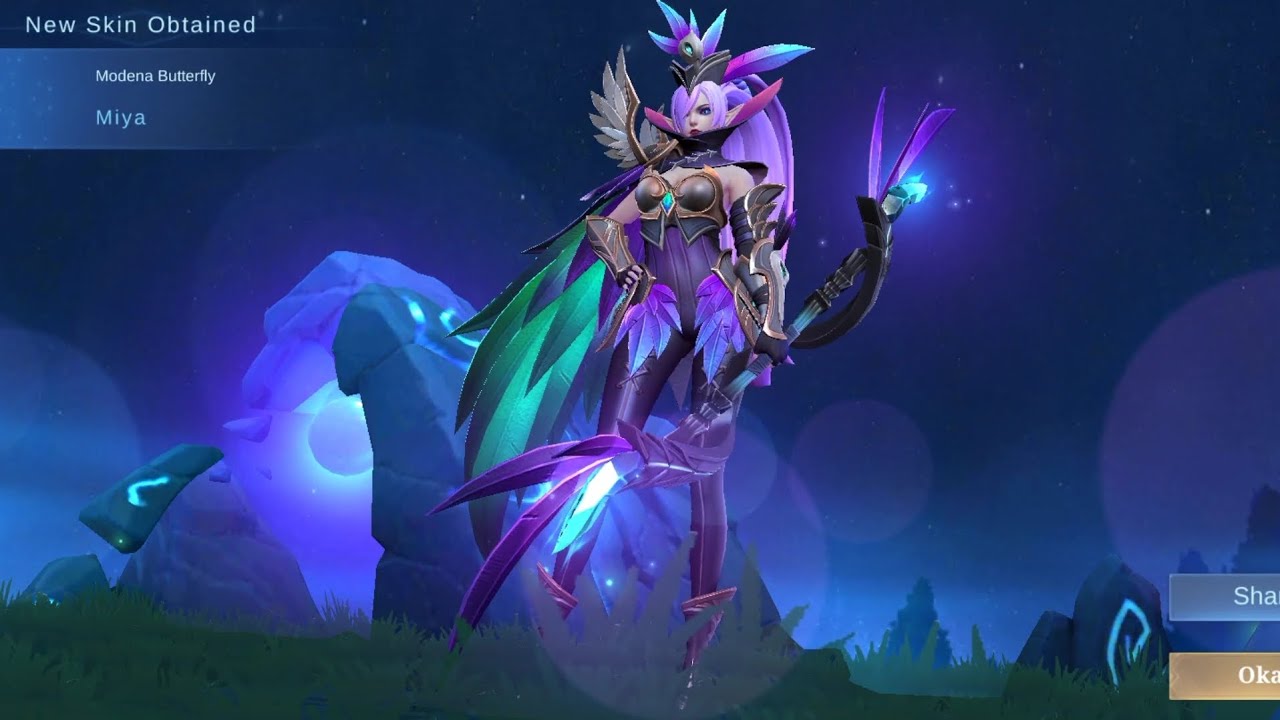 How To Get Miya - modena butterfly Legend Skin in Mobile Legends magic ...