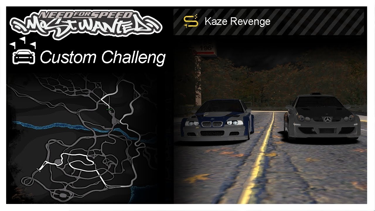 Kaze Revenge • Custom Challenge • NFS Most Wanted 2005 PC - YouTube
