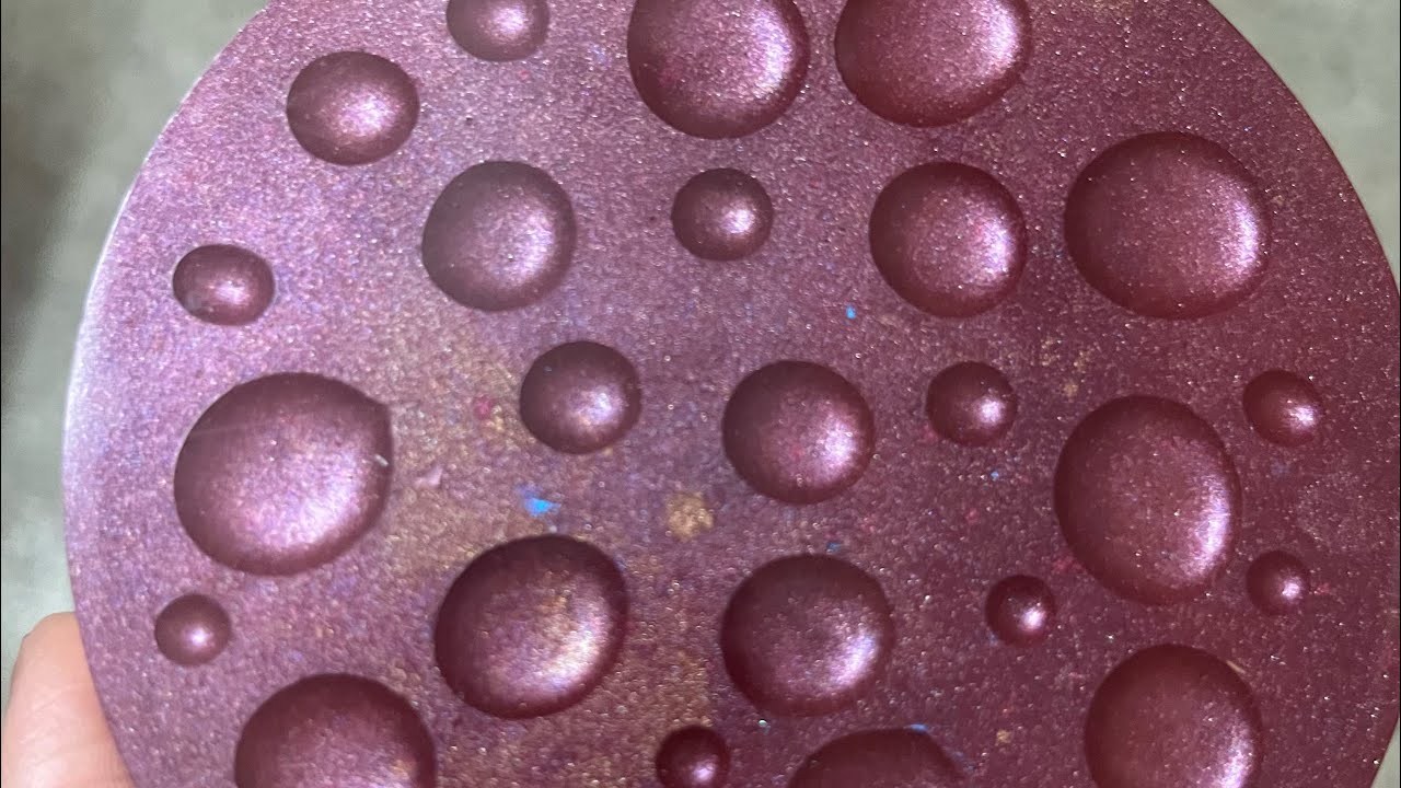 Dew drop resin art - YouTube