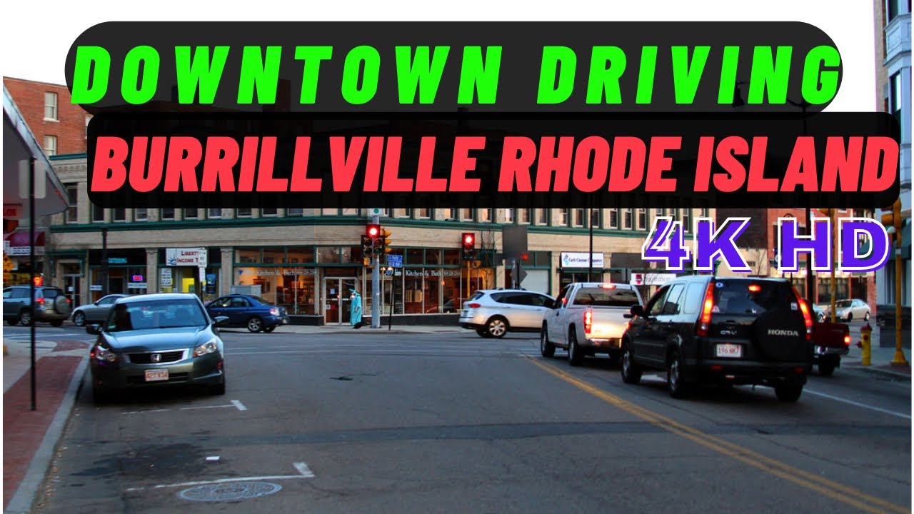 Burrillville RI USA Downtown Driving | 4k driving | City Drive @tfb.1 ...