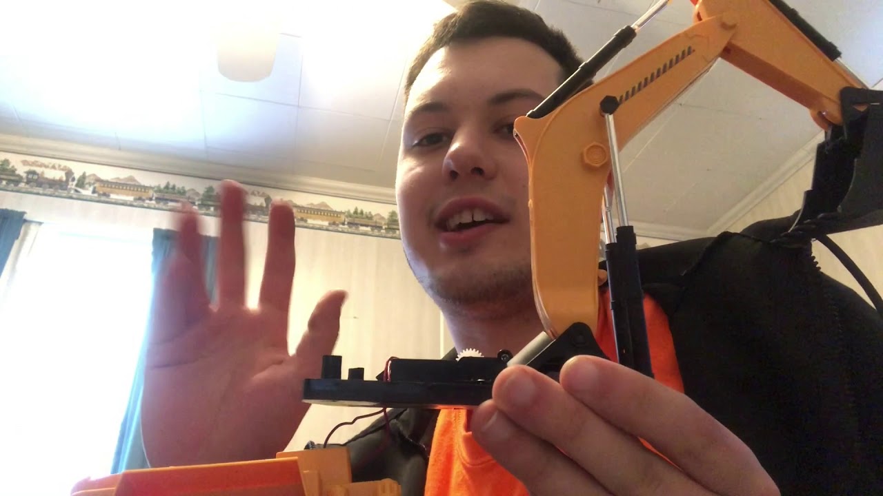 How to make a big digger for a toy Part 1 - YouTube