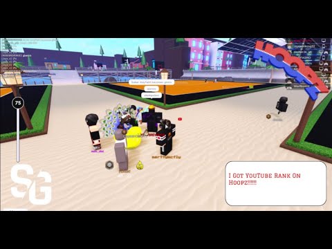 ROBLOX Hoopz | I Got Youtube Rank on Hoopz!!!! - YouTube