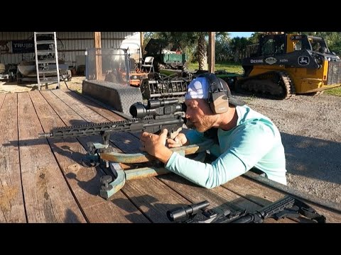 SIGHTMARK WRAITH NIGHT VISION SCOPE REVIEW! Reticle setup for zero ...