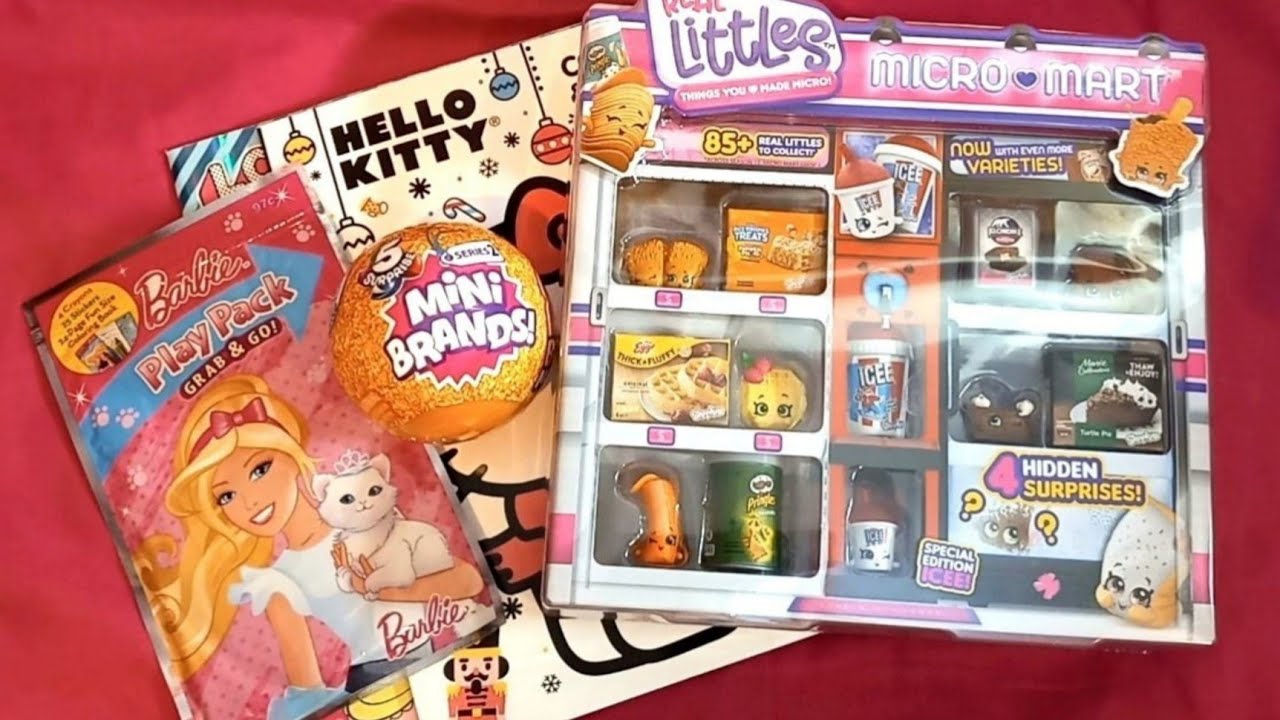 Shopkins Real Littles Micro Mart, 5 Surprise Mini Brands + Coloring ...