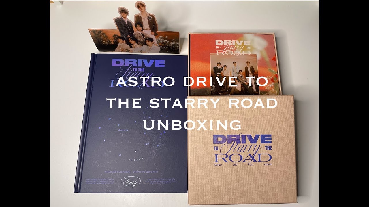 astro drive to the starry road album unboxing - YouTube