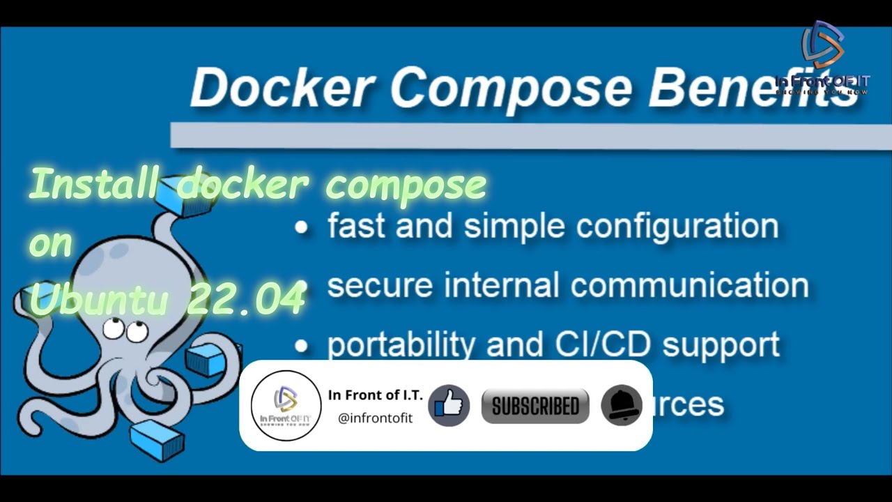 Docker Compose Install Dockercompose On Ubuntu 2204 Youtube 1376