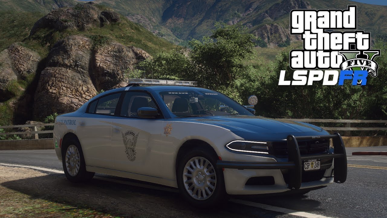 PLAYING GTA V AS A POLICE OFFICER/ LSPDFR MOD/ GTA V MOD/ STATE PATROL ...