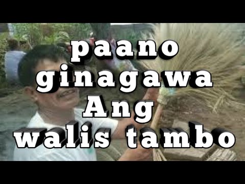 soft broom making 01-how to make a (walis tambo) handmade tradition ...