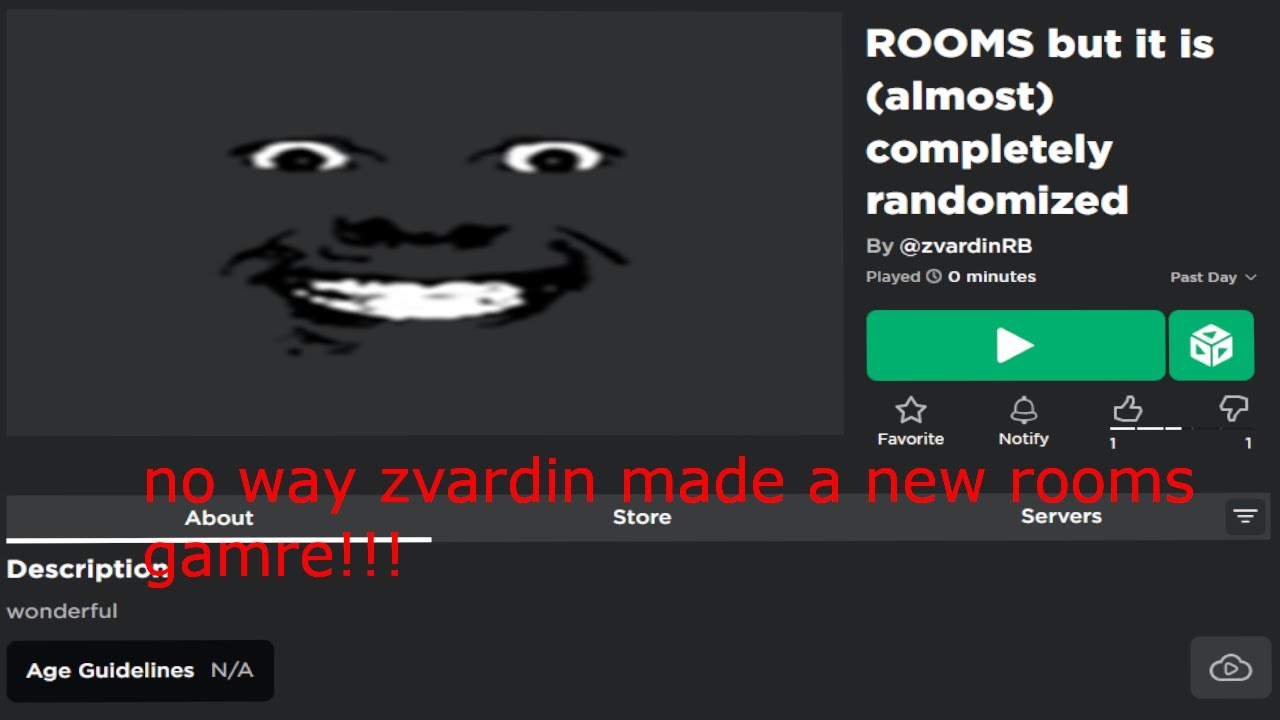 zvardin made a new rooms game??? - YouTube