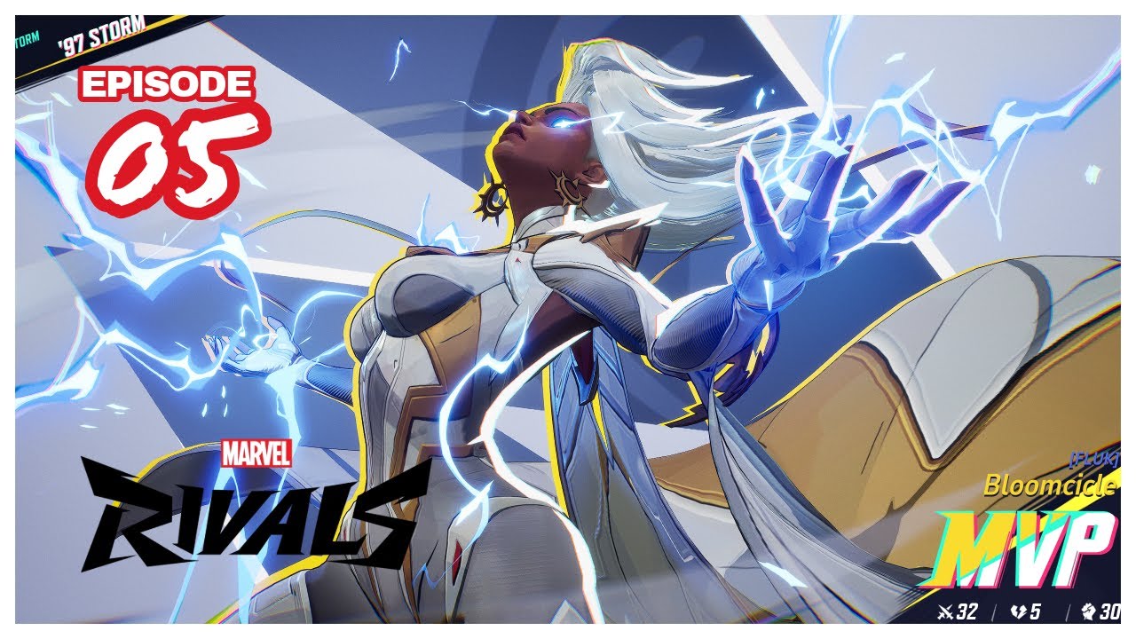 Storm Gameplay (Support DPS) | Marvel Rivals Alpha Test - Episode 5 ...