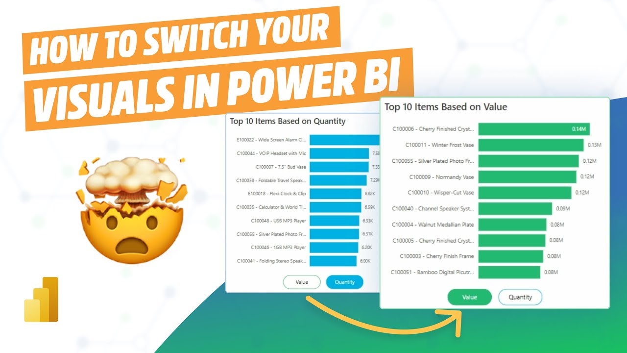 How to Switch your Visuals in Power BI? Power BI Design Tips - YouTube
