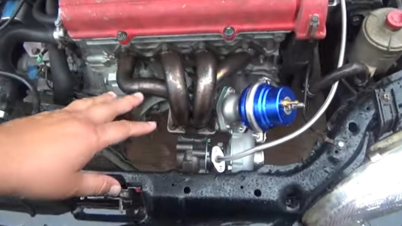 How to install A $450 Turbo kit on a Civic. Part 1 - YouTube