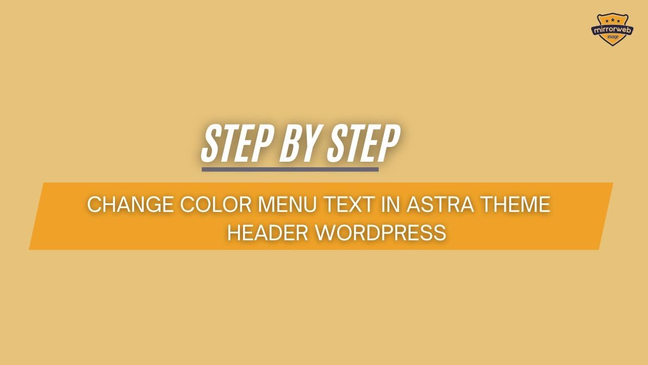 Change Color Menu Text In Astra Theme Header WordPress YouTube Change Color Menu Text In Astra Theme Header WordPress YouTube