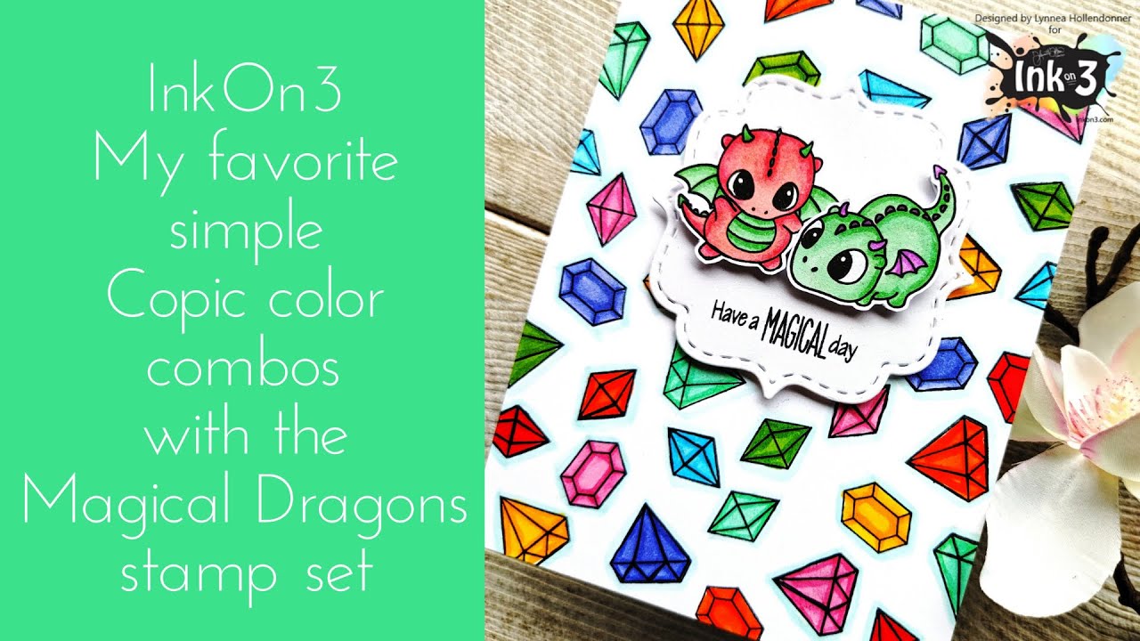 InkOn3 | My Favorite Copic Combos with the Magical Dragons Stamp Set ...