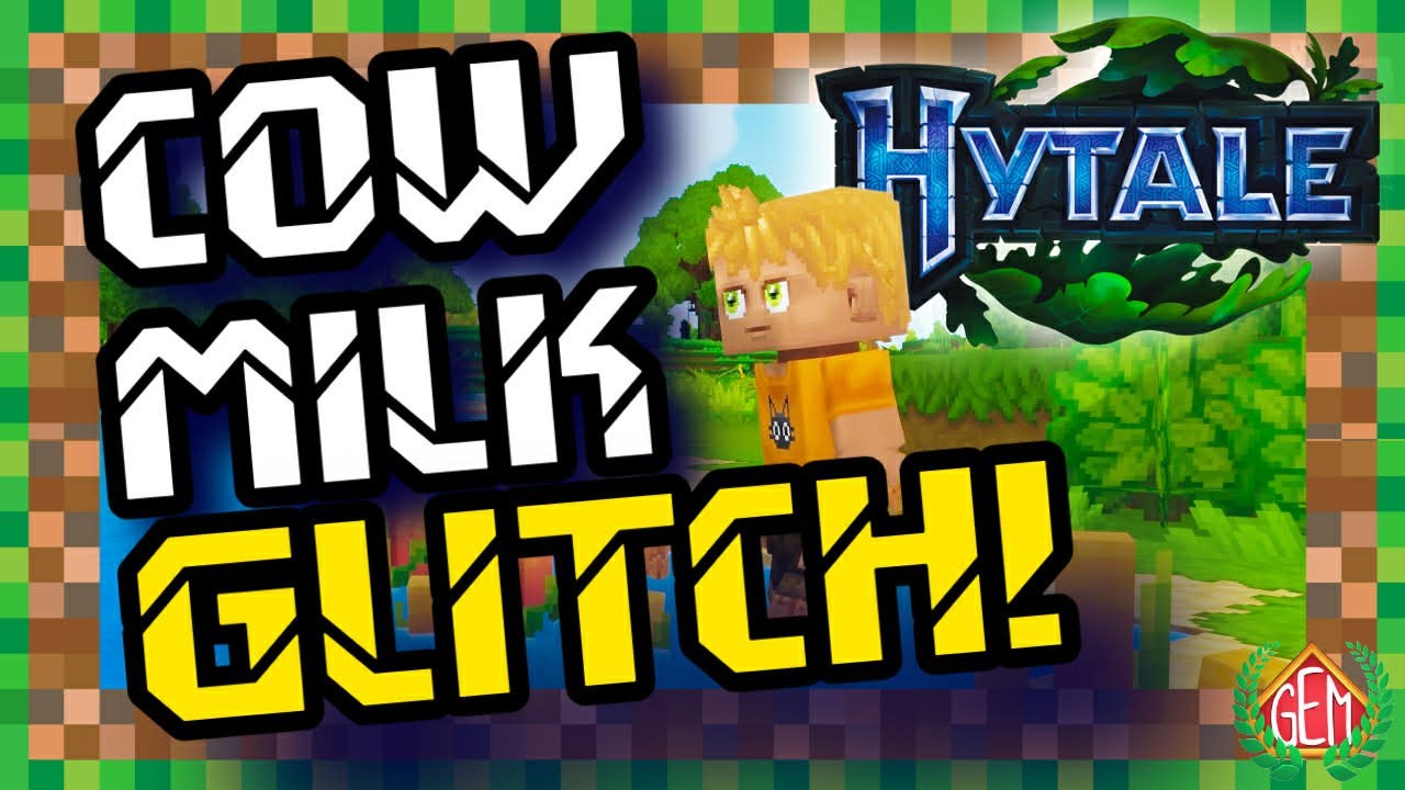 Hytale Cow Milk Glitch - YouTube
