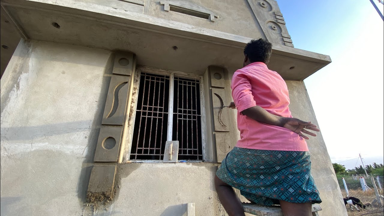 Plastering Techniques of Window/ Border Design Creative Plastering with ...