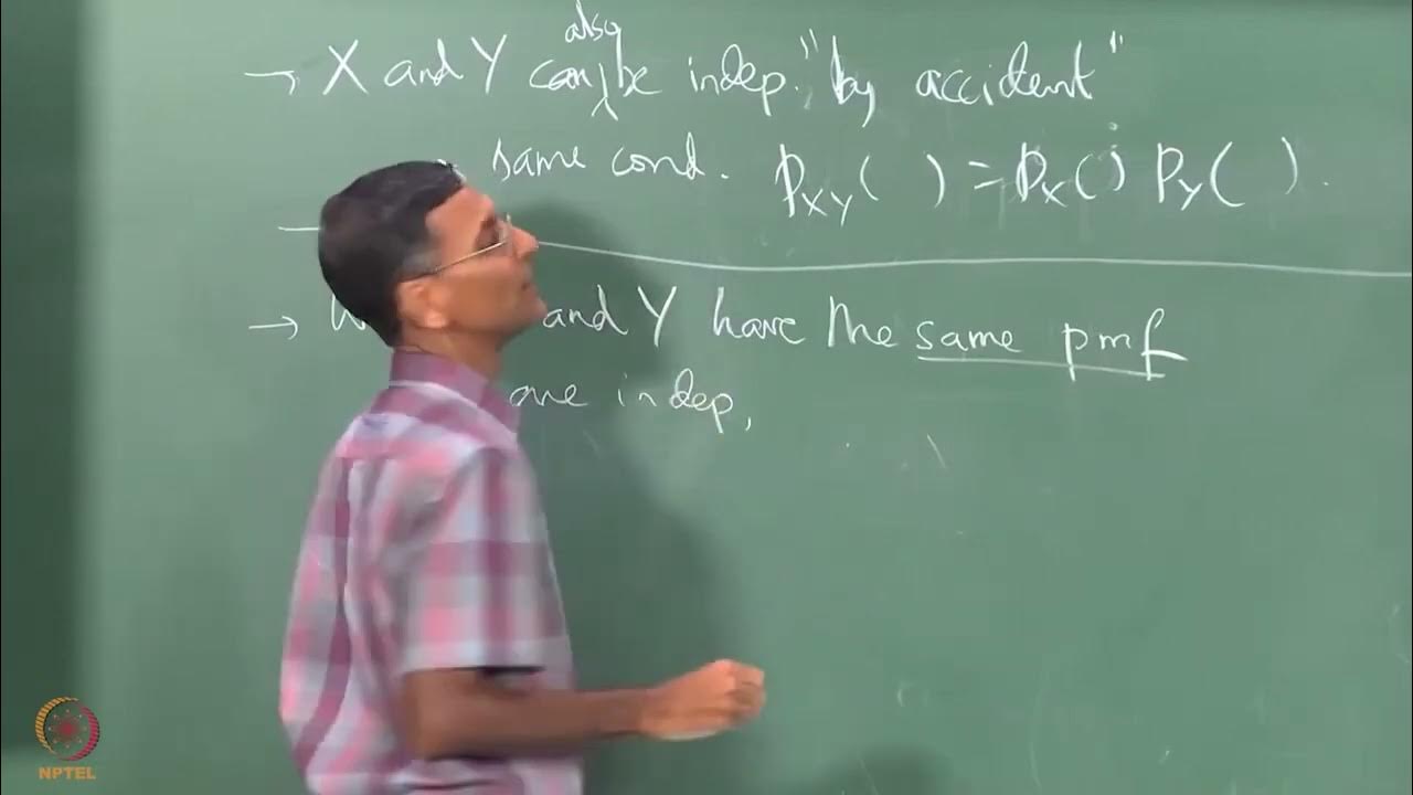 Independent random variables #ch19 #swayamprabha - YouTube
