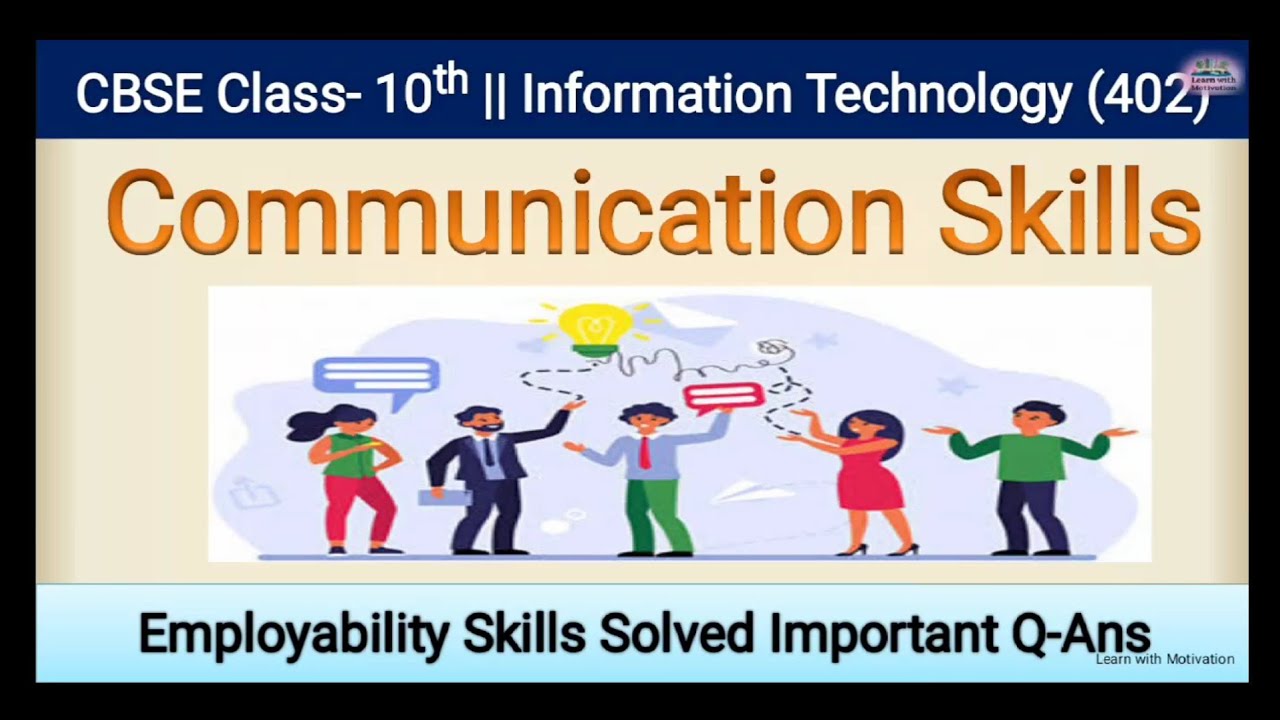 Communication Skills Solved MCQ Class 10th Skill Education YouTube communication-skills-solved-mcq-class-10th-skill-education-youtube